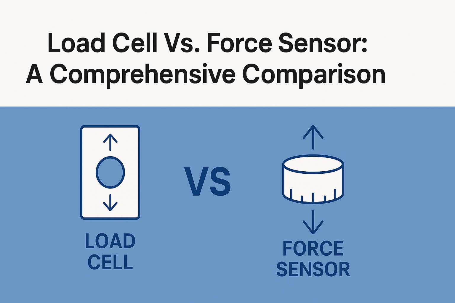 Load Cell Vs. Force Sensor: A Comprehensive Comparison
